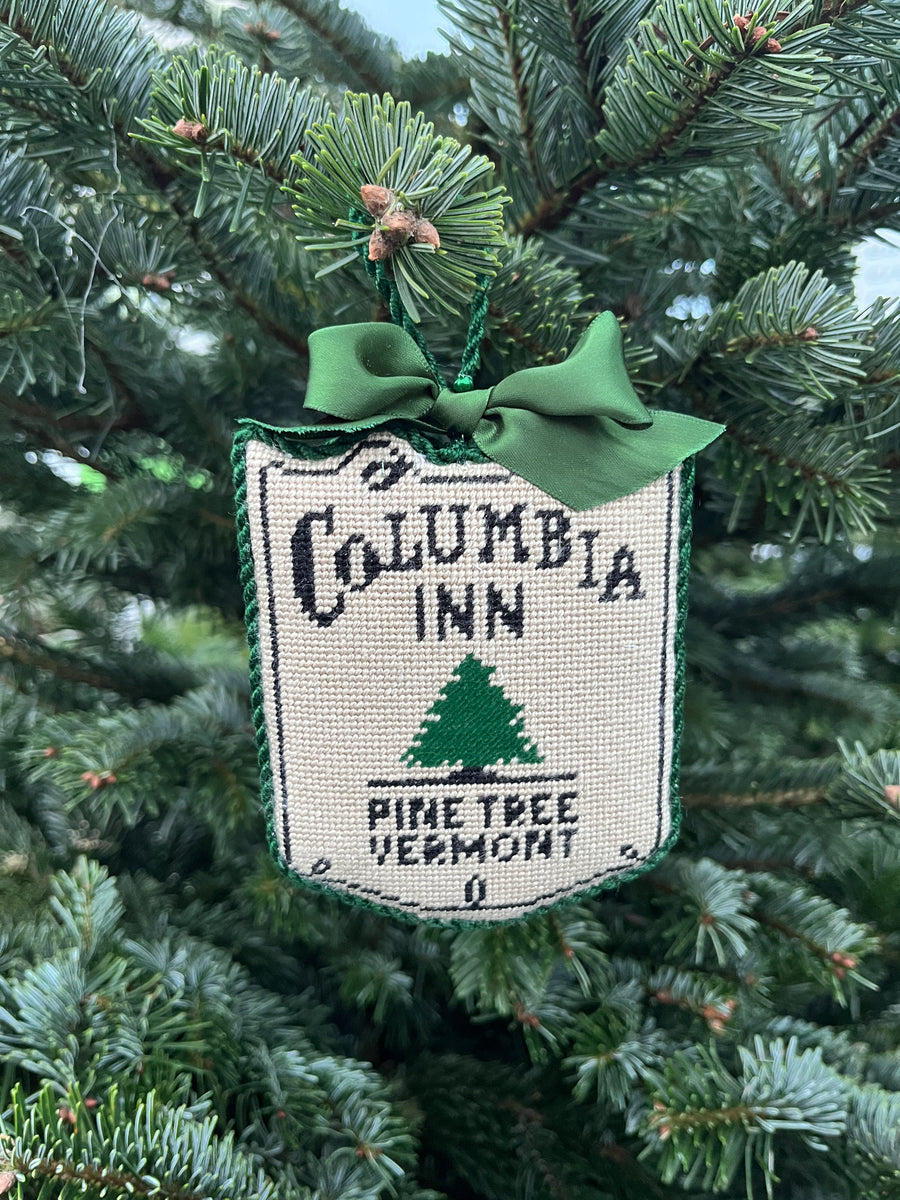 Columbia Inn Sign from White Christmas Handpainted Needlepoint Canvas ...