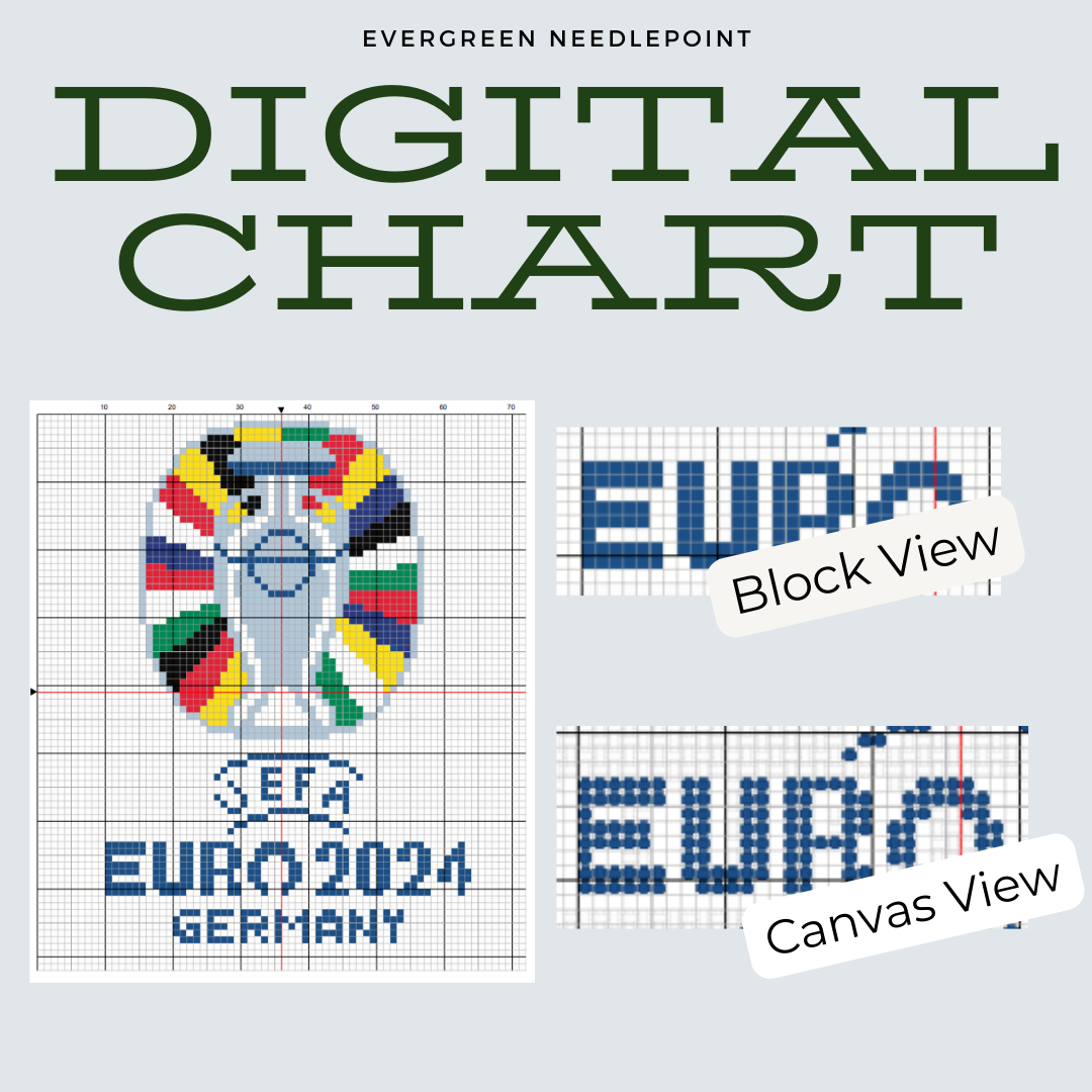 UEFA Euro 2024 Chart- Digital Download – Evergreen Needlepoint
