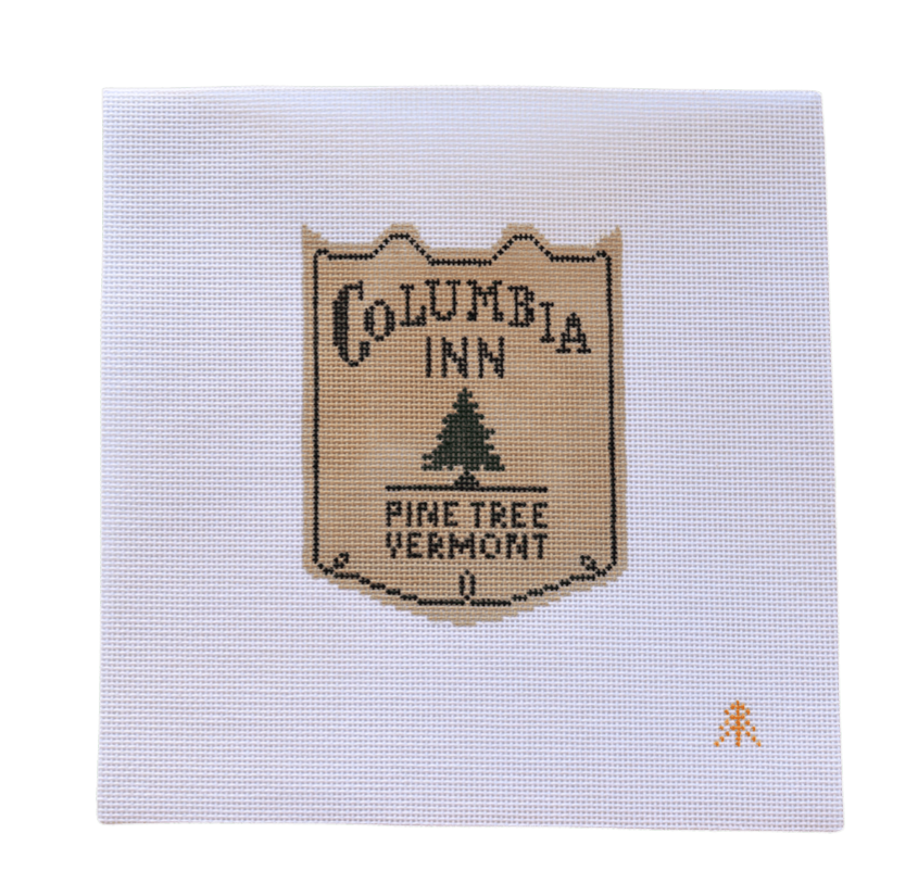 Columbia Inn Sign from White Christmas Handpainted Needlepoint Canvas ...
